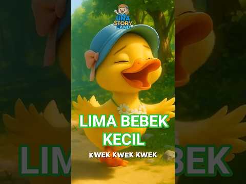 Lima Bebek Kecil Berenang 🦆| Cuplikan Lagu Anak Indonesia | Animasi 3D