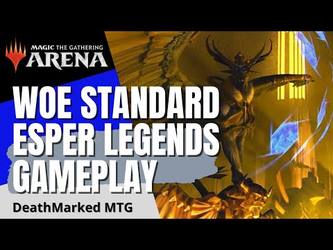 MTG Arena WOE Standard B03 Ranked Gameplay - Esper Legends vs. Mono ...