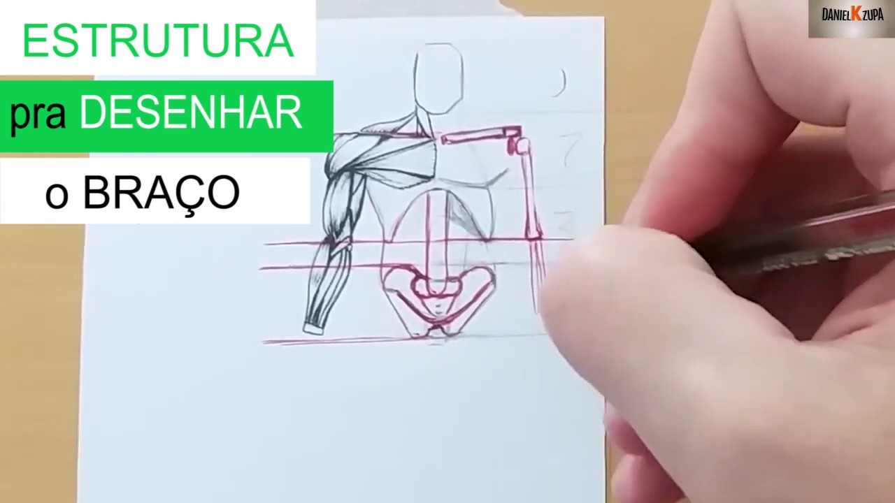 ESTRUTURA PARA DESENHAR O BRAÇO! - YouTube