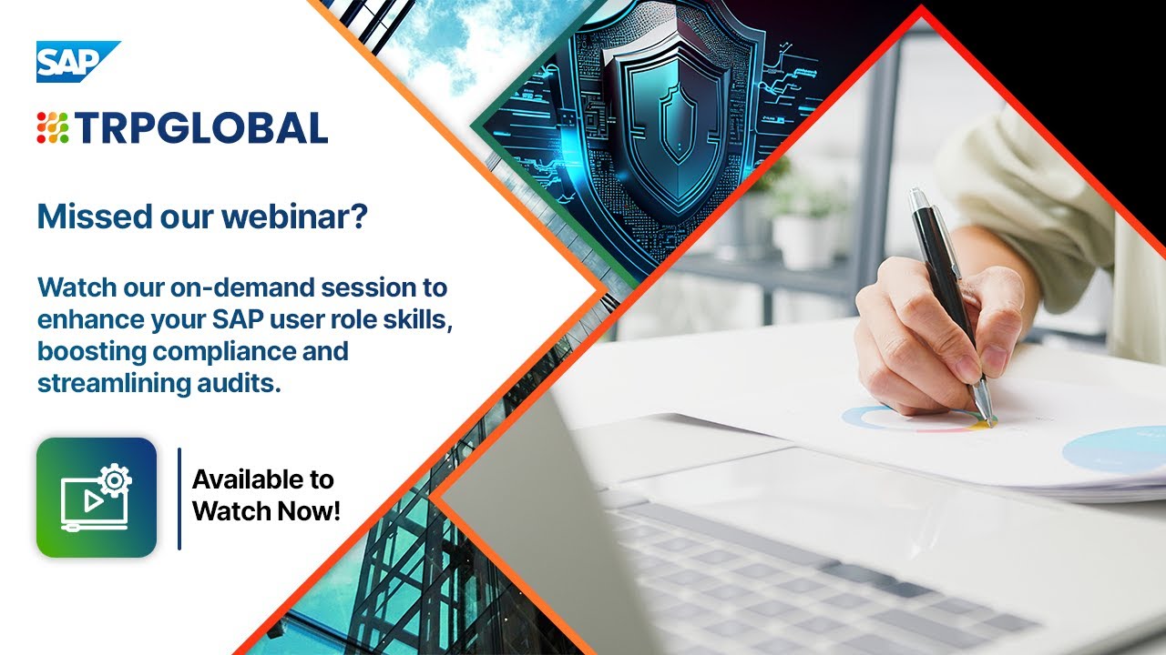 SAP Role Design for Enhanced Compliance and Audit Webinar - YouTube