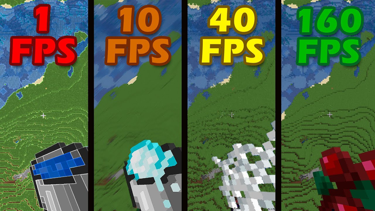 all MLG's with 1, 5, 10, 20, 40, 80, 160, 240, 320 fps - YouTube