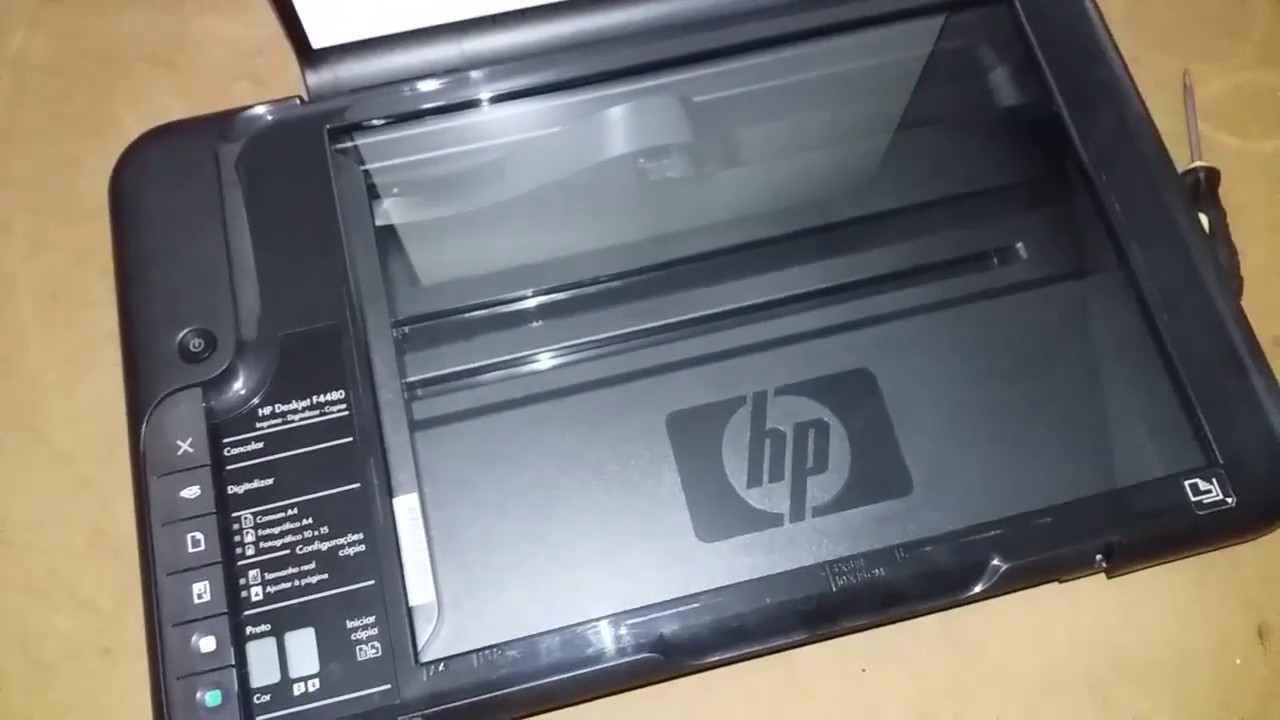 Impressora HP Deskjet F4480 - Manutenção, Limpeza (principais pontos ...