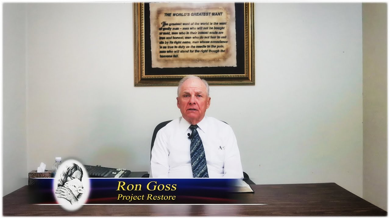 Thief! Robber! Who Me? From the desk of Ron Goss. Project Restore ...