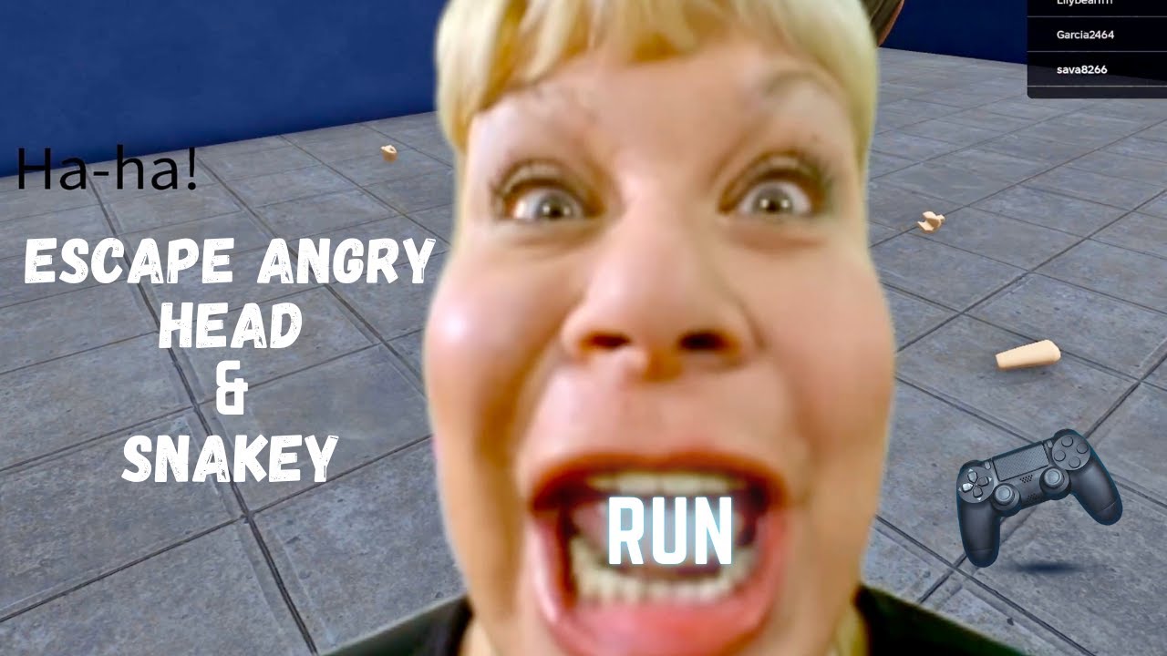 Escape Angry Head and Snakey from Roblox - YouTube