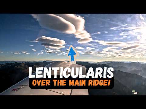 Flight Over the Alps to Berlin with Föhn Conditions!