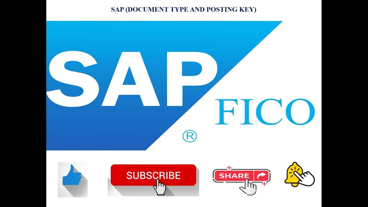 SAP DOCUMENT TYPE AND POSTING KEY (SESSION 6) - YouTube