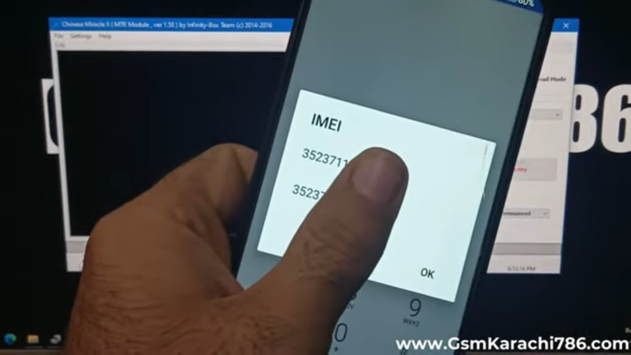 How To Repair IMEI Number MTK Chip Phone With CM2 Dongle | OALE X1 ...