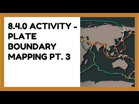 Activity - [Part 3] Plate Boundary Mapping [How To] - YouTube