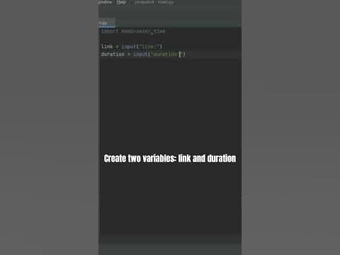 How to make a youtube view bot in python? #shorts - YouTube