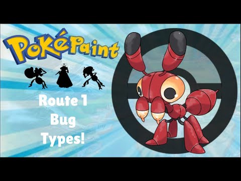Drawing the Route 1 Bug Pokémon for my Florida Inspired Pokémon Region ...