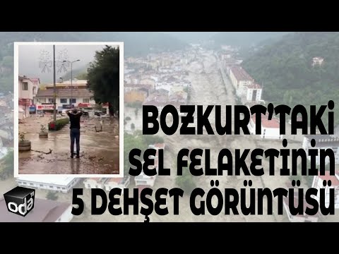 Kastamonu Bozkurt'taki Sel Felaketinin 5 Dehşet Görüntüsü