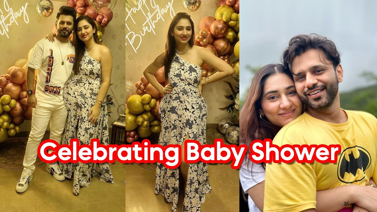 Disha Parmar and Rahul Vaidya Celebrates Baby Shower - YouTube