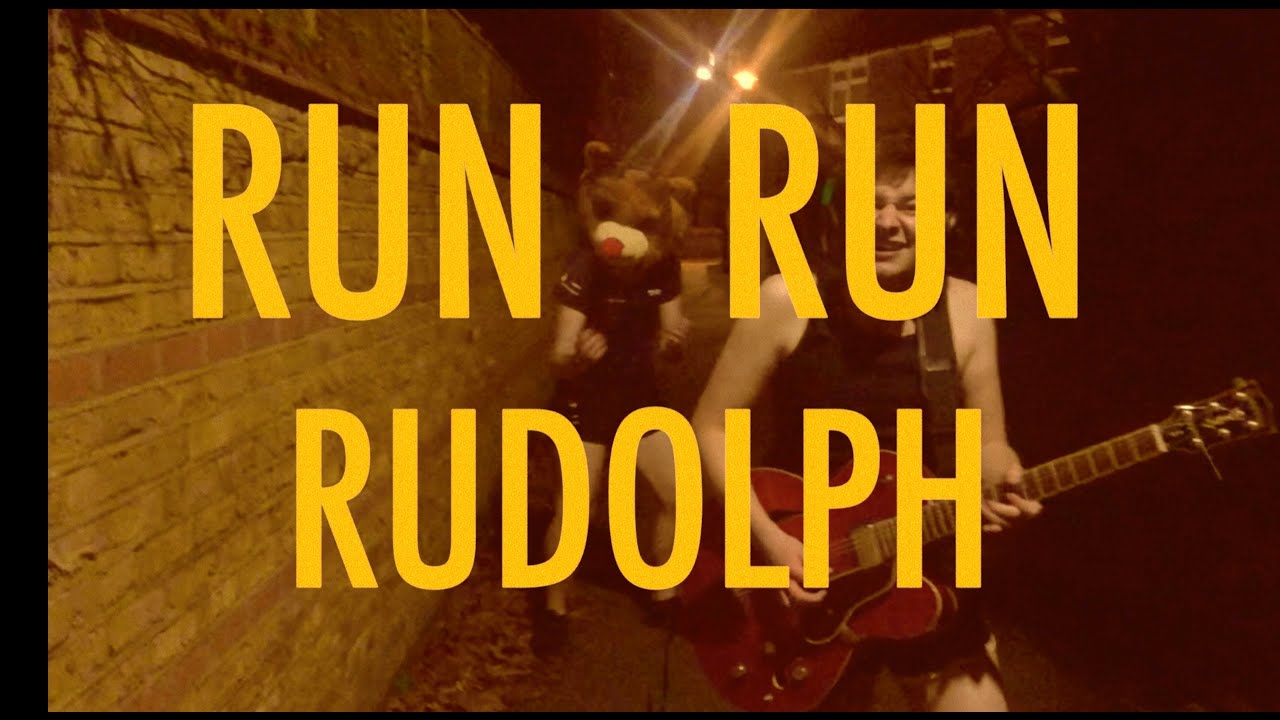 SINGING RUN RUN RUDOLPH WHILE RUNNING FROM RUDOLPH - YouTube