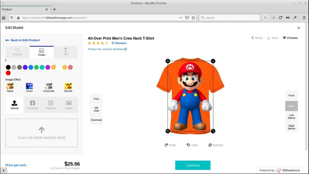 T Shirt Design Tool using Fabric.js + jQuery - YouTube
