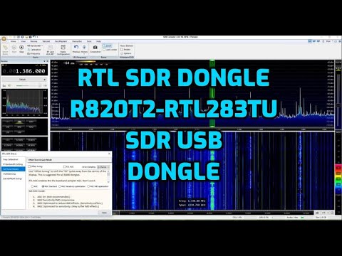 RTL-SDR USB DONGLE R820T2 RTL2832U 1PPM -LINKS AND INFO - YouTube