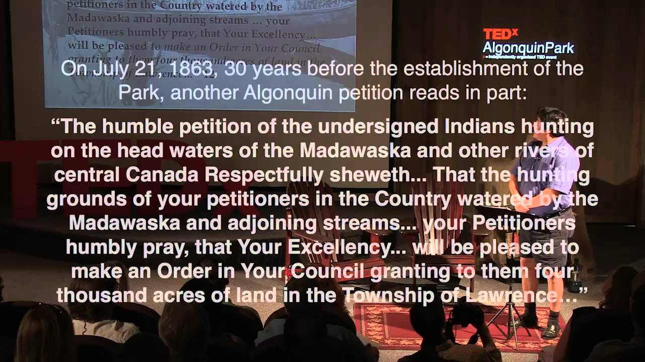 The Algonquins and Algonquin: Chief Kirby Whiteduck at ...