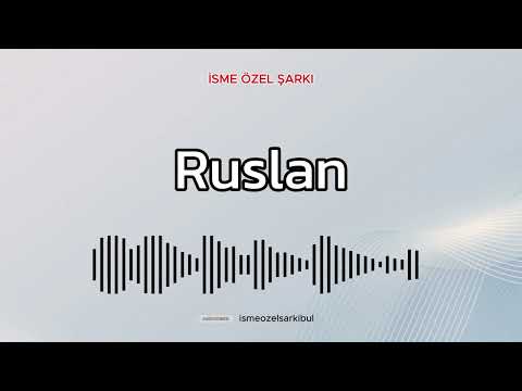 Ada Özəl Mahnı. RUSLAN 🇦🇿  #adgünü #mahnı #pop #doğumgünü