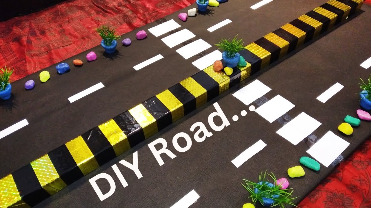 DIY Road Project | School Road Project | Art & Craft Road Project ...