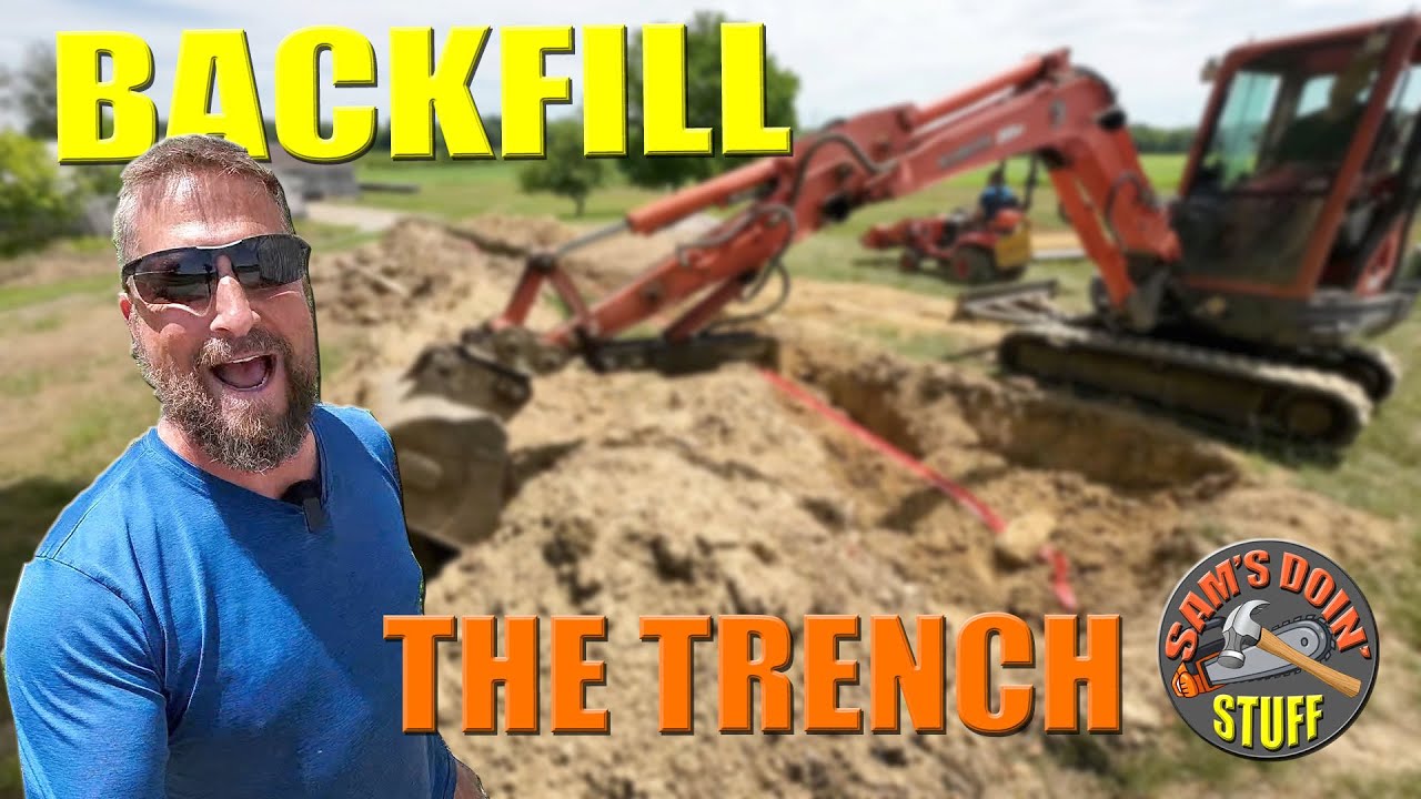Backfilling The Trench - YouTube