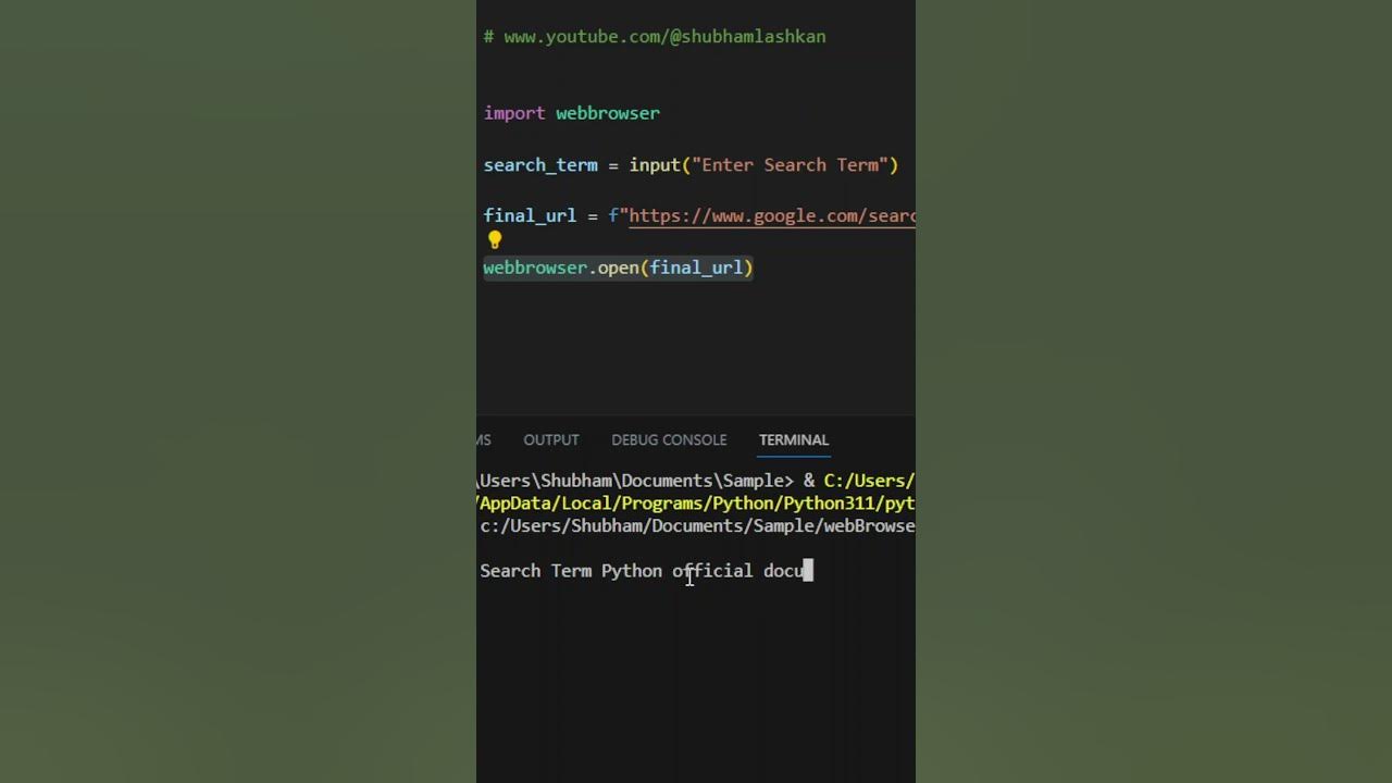 How to Search on google using python? #python3 #googlesearch # ... How to Search on google using python? #python3 #googlesearch # ...