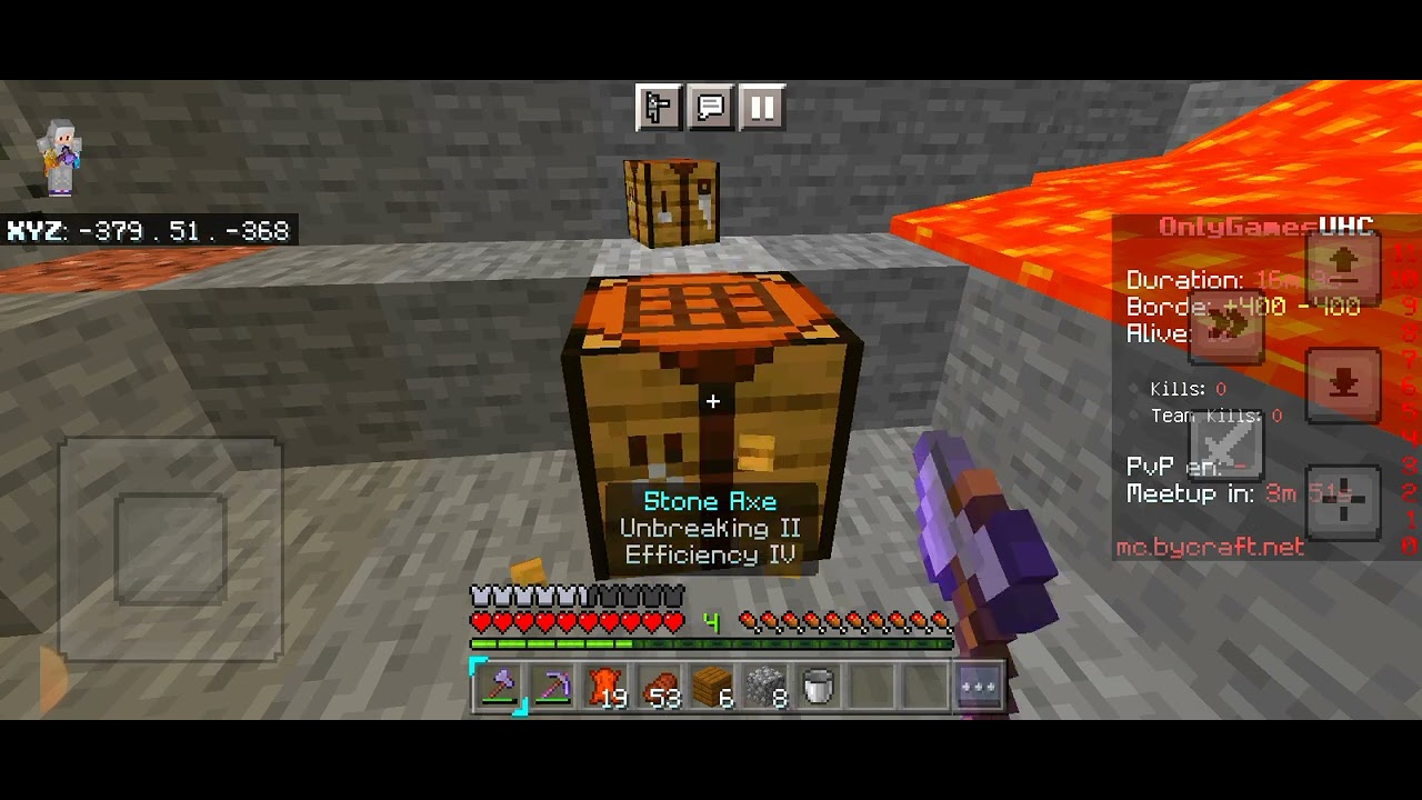 Mi primer UHC contra los de java edition ( no dura el uhc ) - YouTube