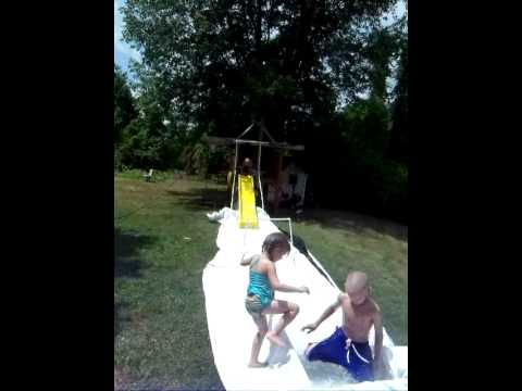 Redneck Waterslide - YouTube