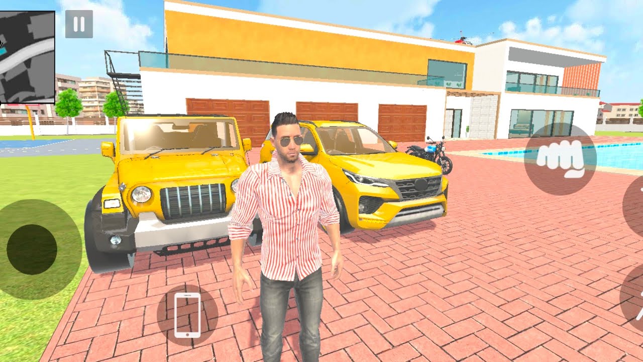 😍ultimate vechile collection in Indian Theft Auto -franklin golden thar ...