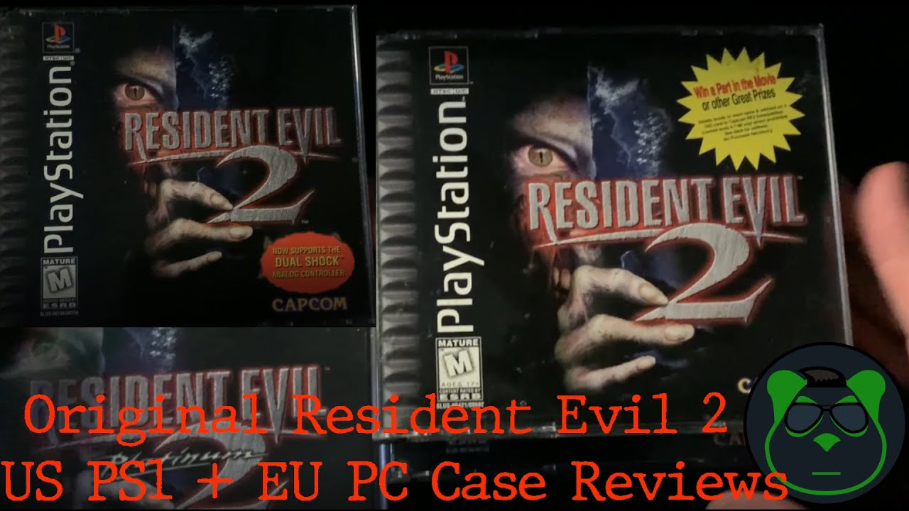 Resident Evil 2 Playstation case reviews US + EU PC - YouTube