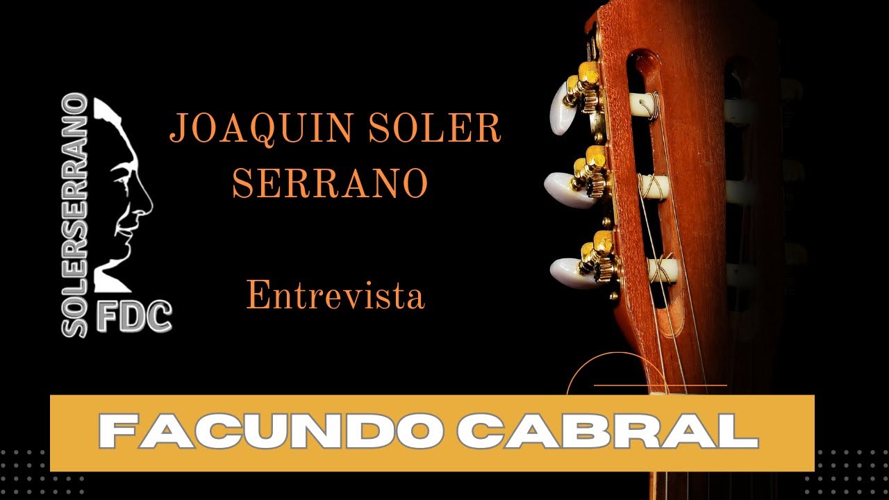 FDC Joaquin Soler Serrano presenta Entrevista con Facundo Cabral. - YouTube