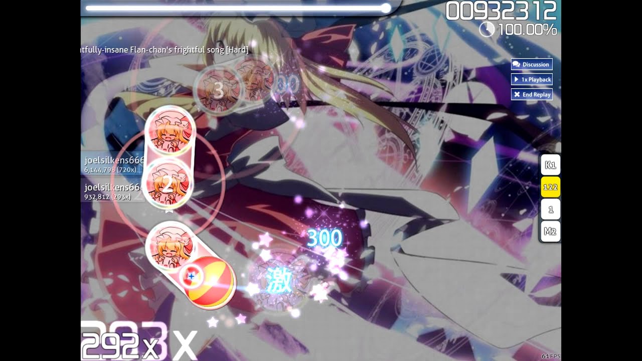 [osu!] Nanahira - Frightfully-insane Flan-chan's frightful song ...