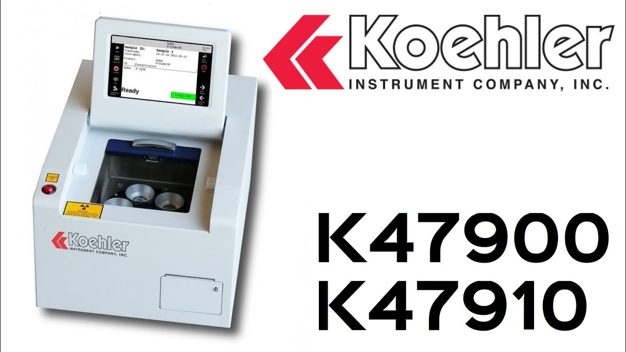 K47900, K47910 - Benchtop EDXRF Elemental Analyzer (Operational Video ...