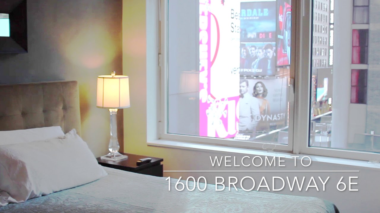 Welcome to 1600 Broadway in Times Square! - YouTube