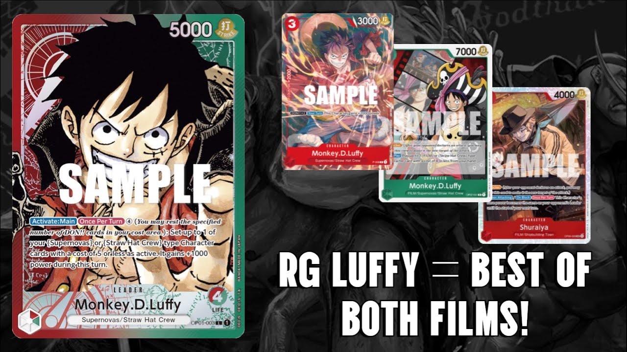 OPCG | OP08 Sim Gameplay & Lofi | FILM RG Luffy - YouTube