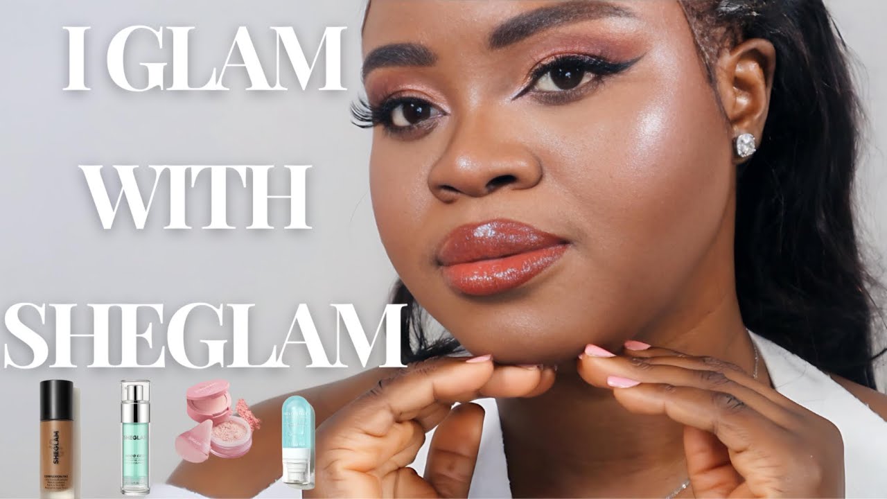 SHEGLAM ON DARK SKIN? | Full Face Makeup Tutorial & Review - YouTube