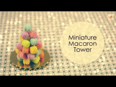 POLYMERCLAY: Miniature Macaron Tower tutorial - YouTube