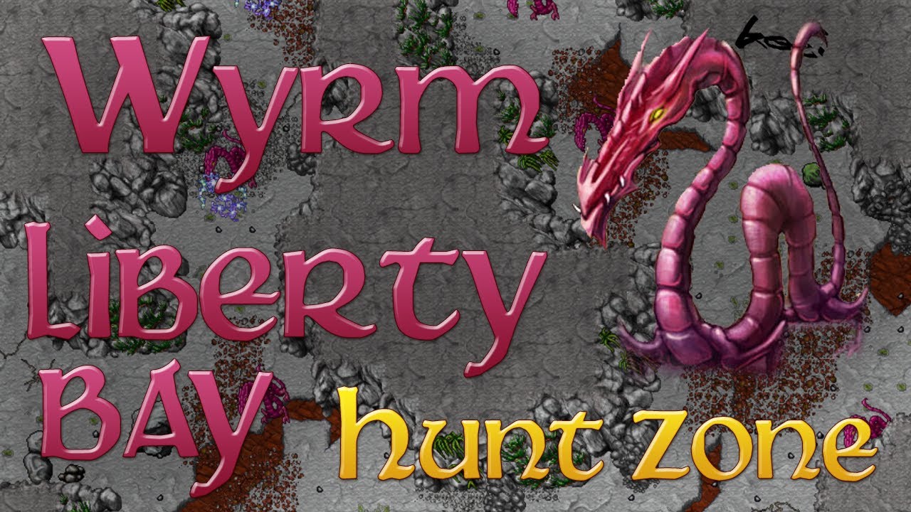 Tibia: Zonas de Caza - Wyrm Mountain Liberty Bay - YouTube