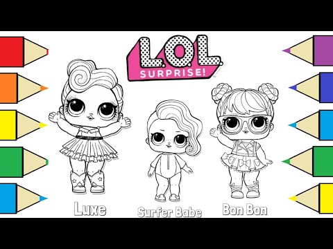 lean how to color | 🪆 LOL surprise doll coloring | painting and ...