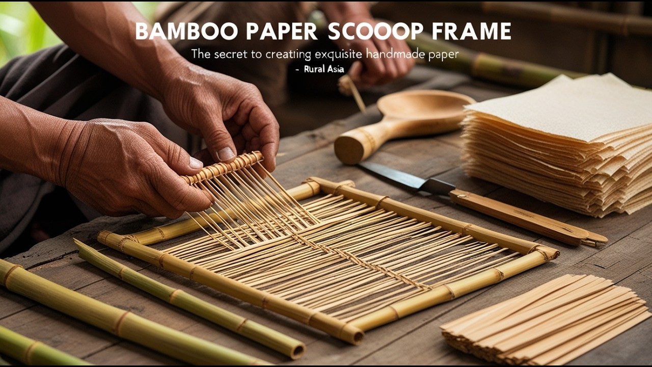 Bamboo Paper Scoop Frame - The Secret to Creating Exquisite Handmade ...