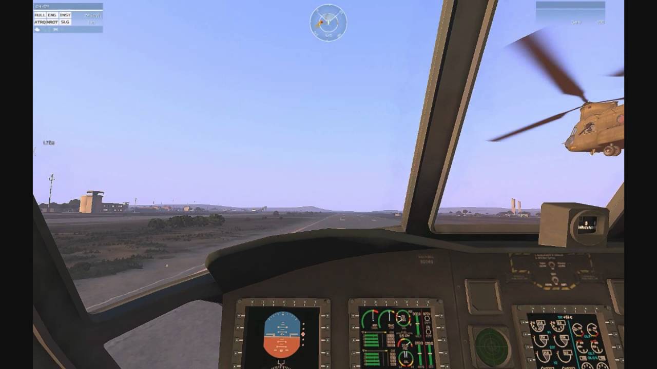 Chinook formation landing practice - YouTube