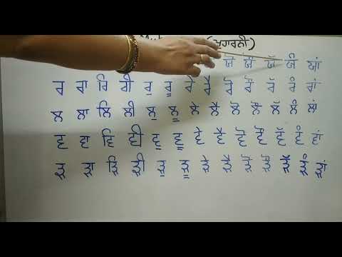 Aao Punjabi Sikhiye | Alphabet Series - (Muharni part-3) | Learn Easy ...