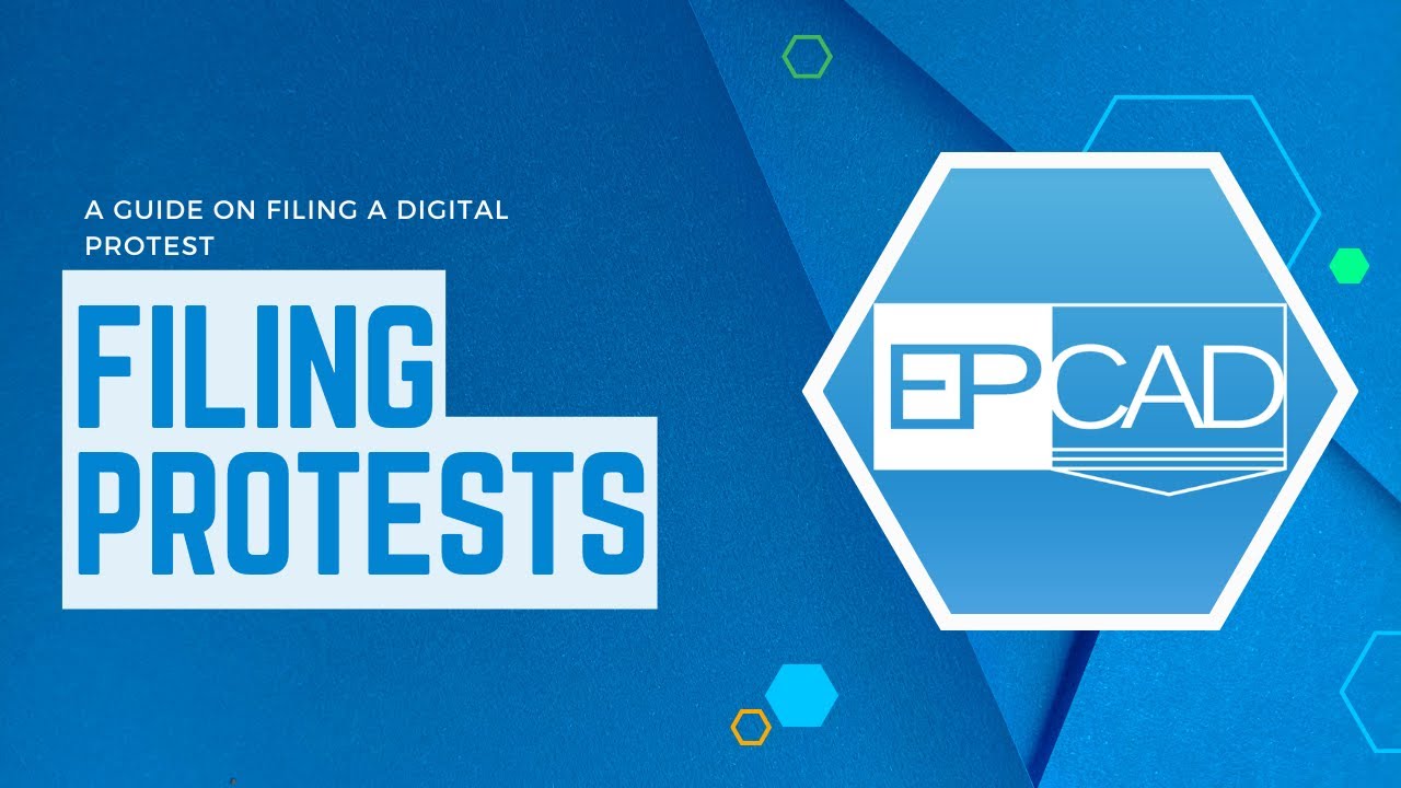 Filing a Protest Digitally With EPCAD - YouTube