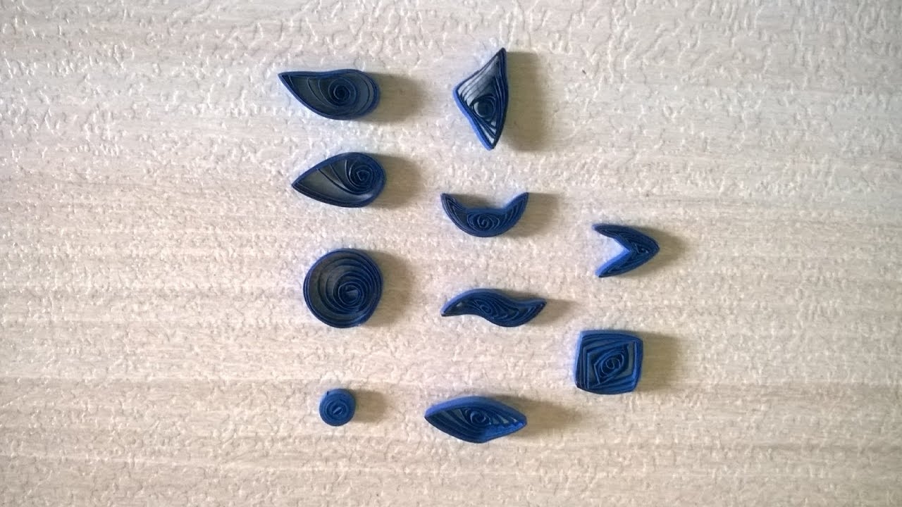 How to make Basic Quilling shapes || DIY Paper Quilling Tutorial ...