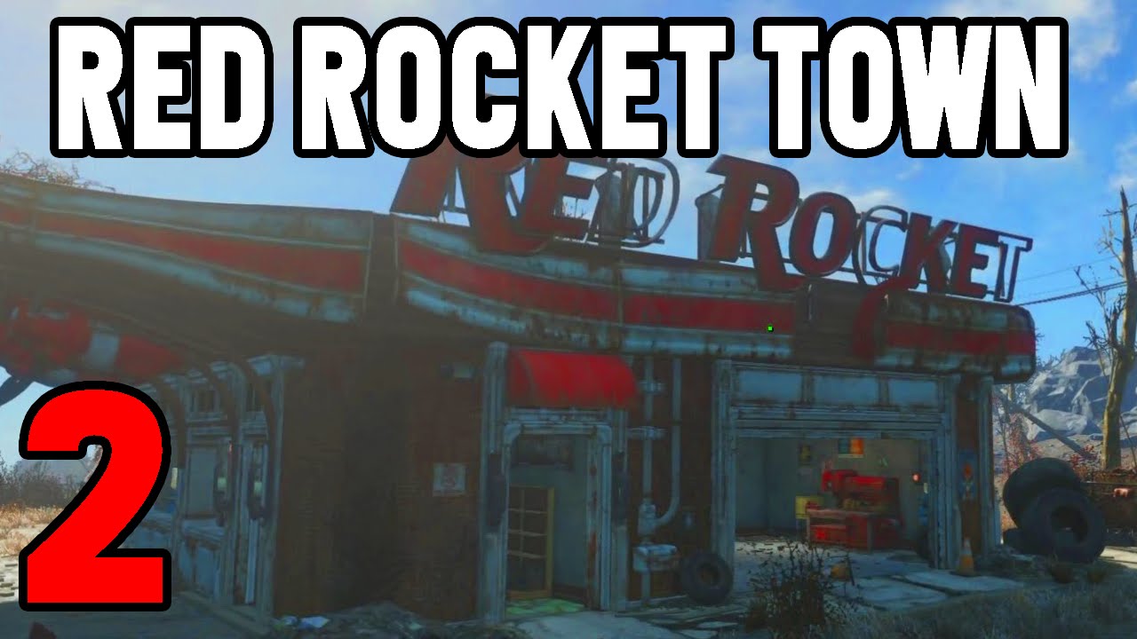 RED ROCKET TRUCK STOP SETTLEMENT TOUR (Fallout 4) - YouTube