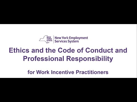 Ethics and Code of Conduct and Professional Responsibility - YouTube