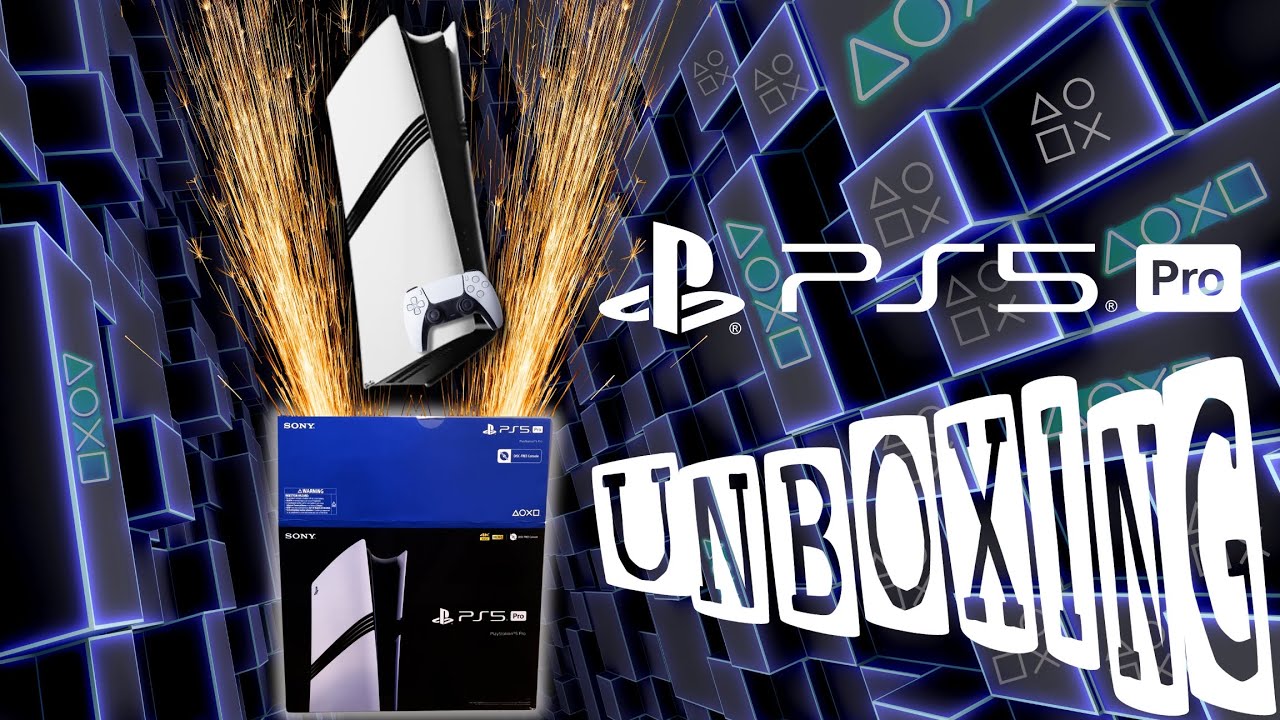 Sony PlayStation 5 PS5 Pro Disc Free Console 4K 120 HDR Unboxing - ASMR ...