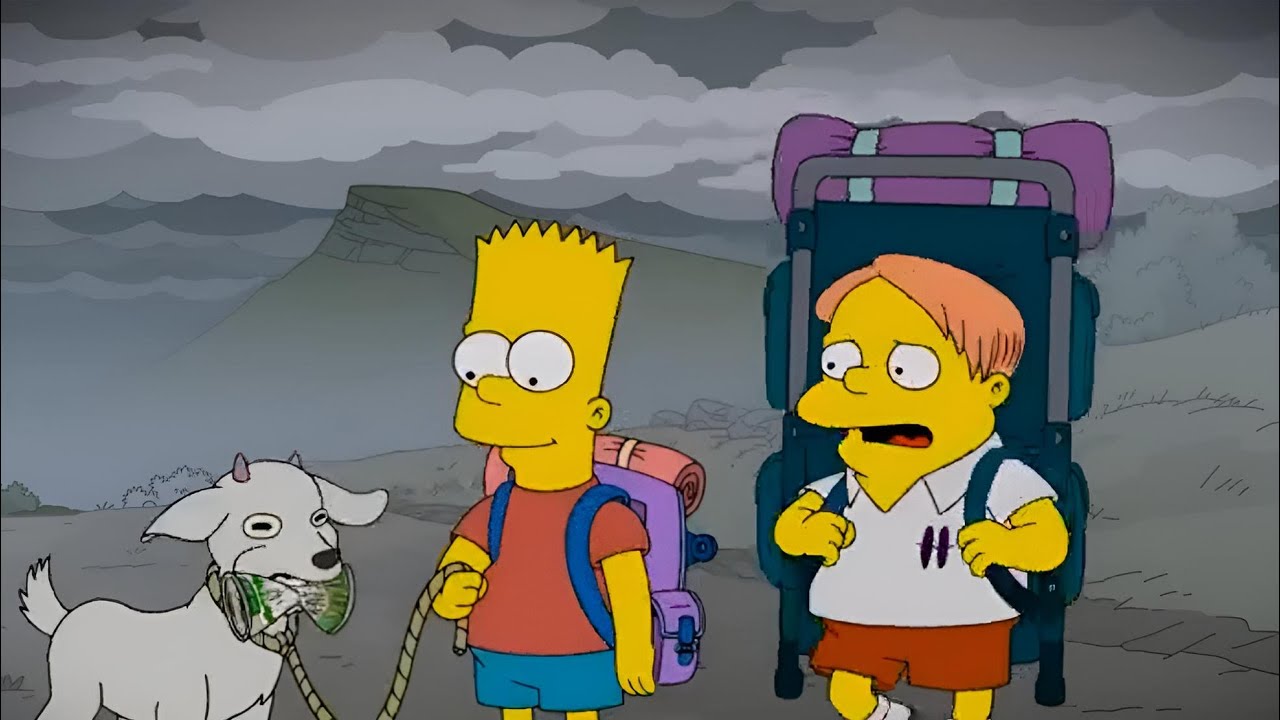 O Episódio MAIS Estranho dos Simpsons? Aventura na Montanha e um Bode ...
