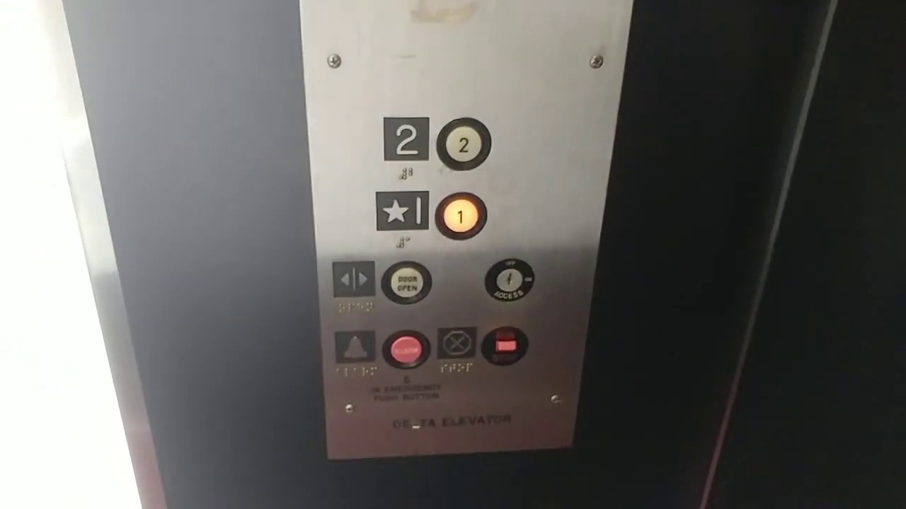 Delta Hydraulic Elevator @ 2400 Main Street, Irvine, CA - YouTube