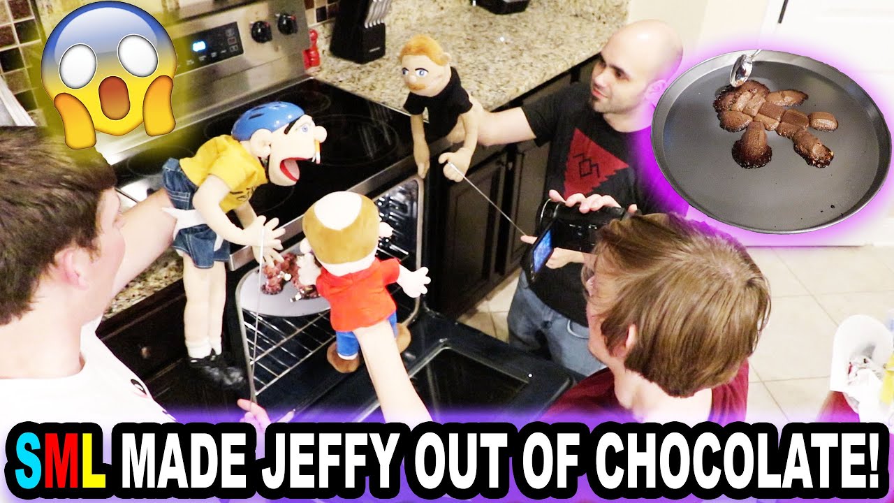 SML MADE JEFFY OUT OF CHOCOLATE!!! - YouTube