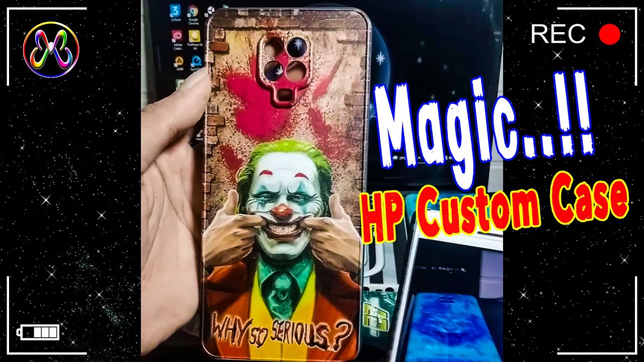MAGIC Casing HP Foto Custom JOKER Custom Case - YouTube