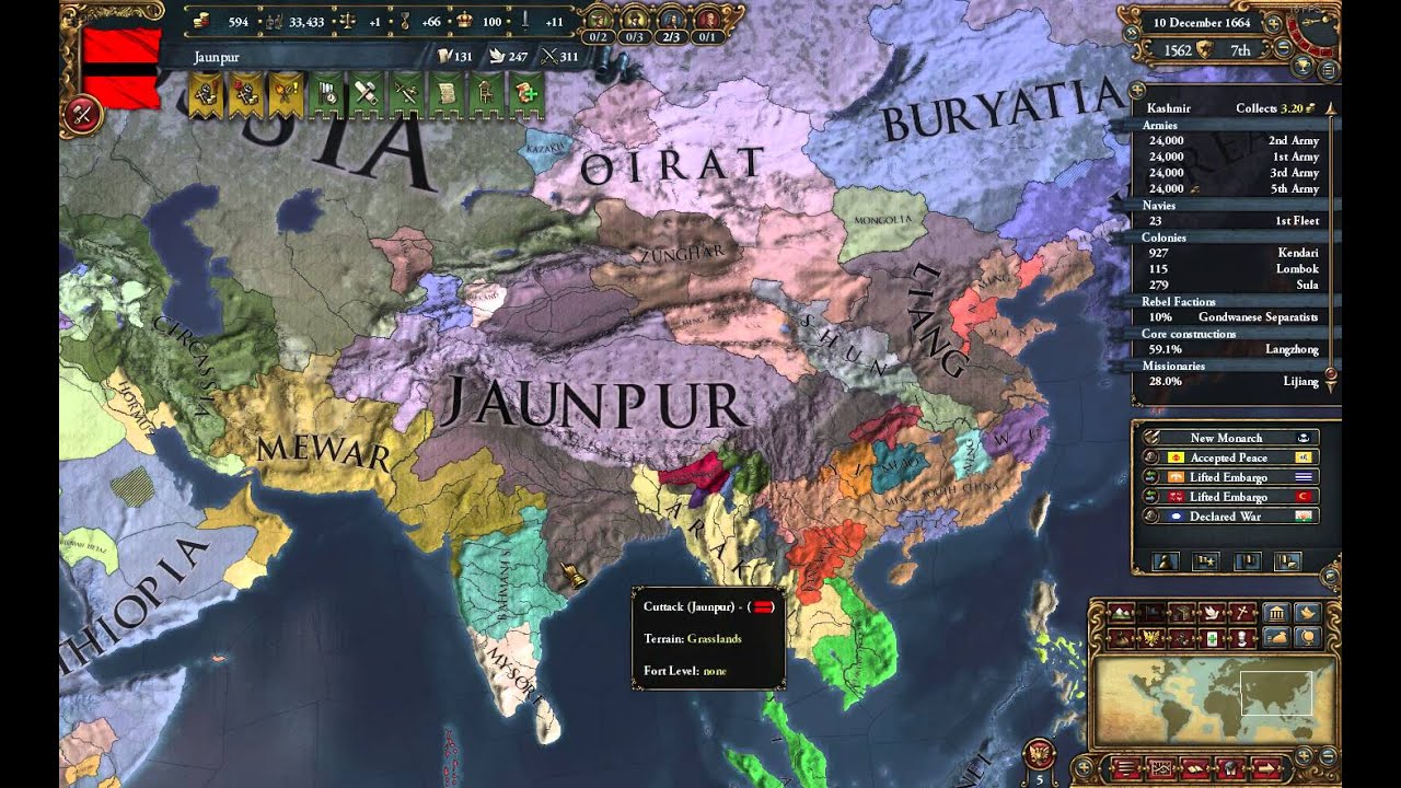 eu4 cossacks-jaunpur13 - YouTube